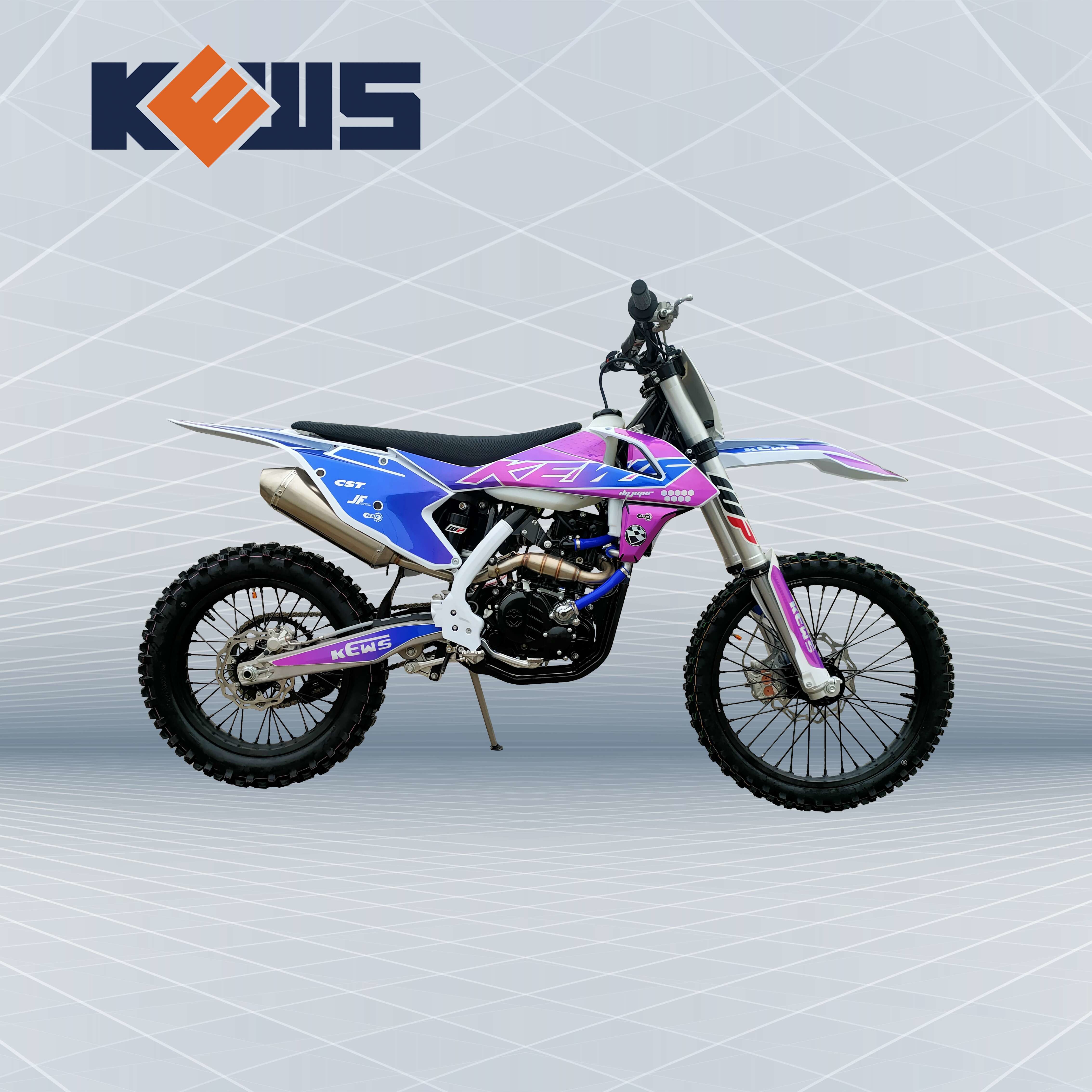 KEWS 300CC 4-Stroke Motocross Bike with 19KW Power