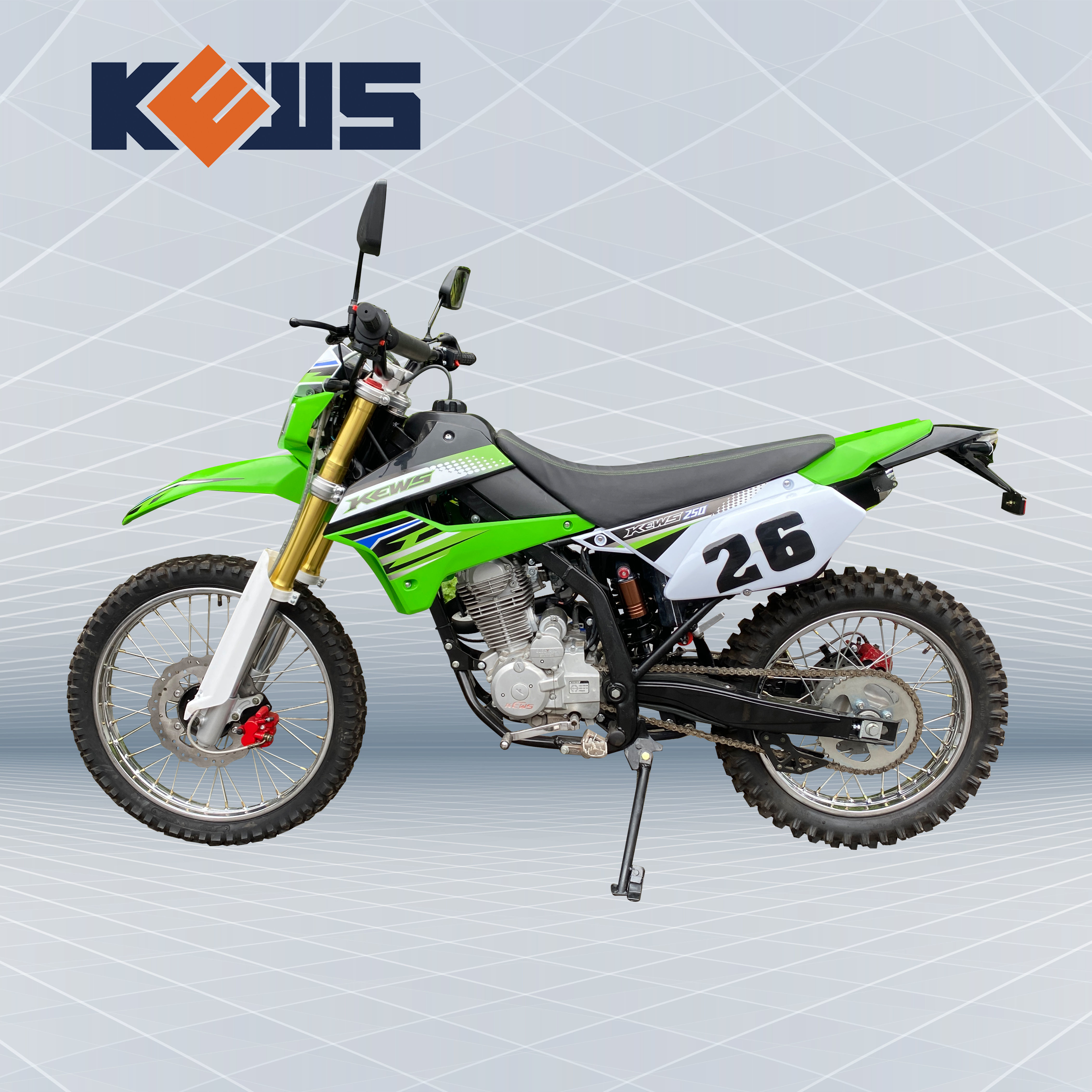 K21 Enduro Dirt Bike 250CC Four Stroke Motocross Bikes On Off Dirt Bike